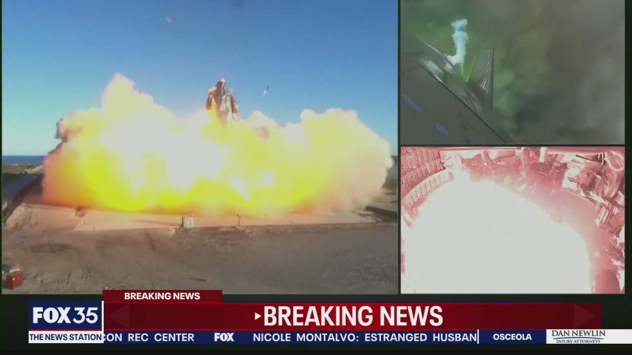SpaceX Starship crash-lands during highest test flight | FOX 35 Orlando